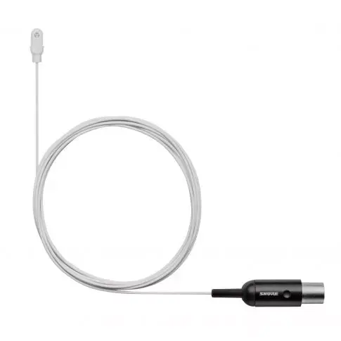 Shure DL4 White DuraPlex Lavalier Mic with MTQG | IDJNOW