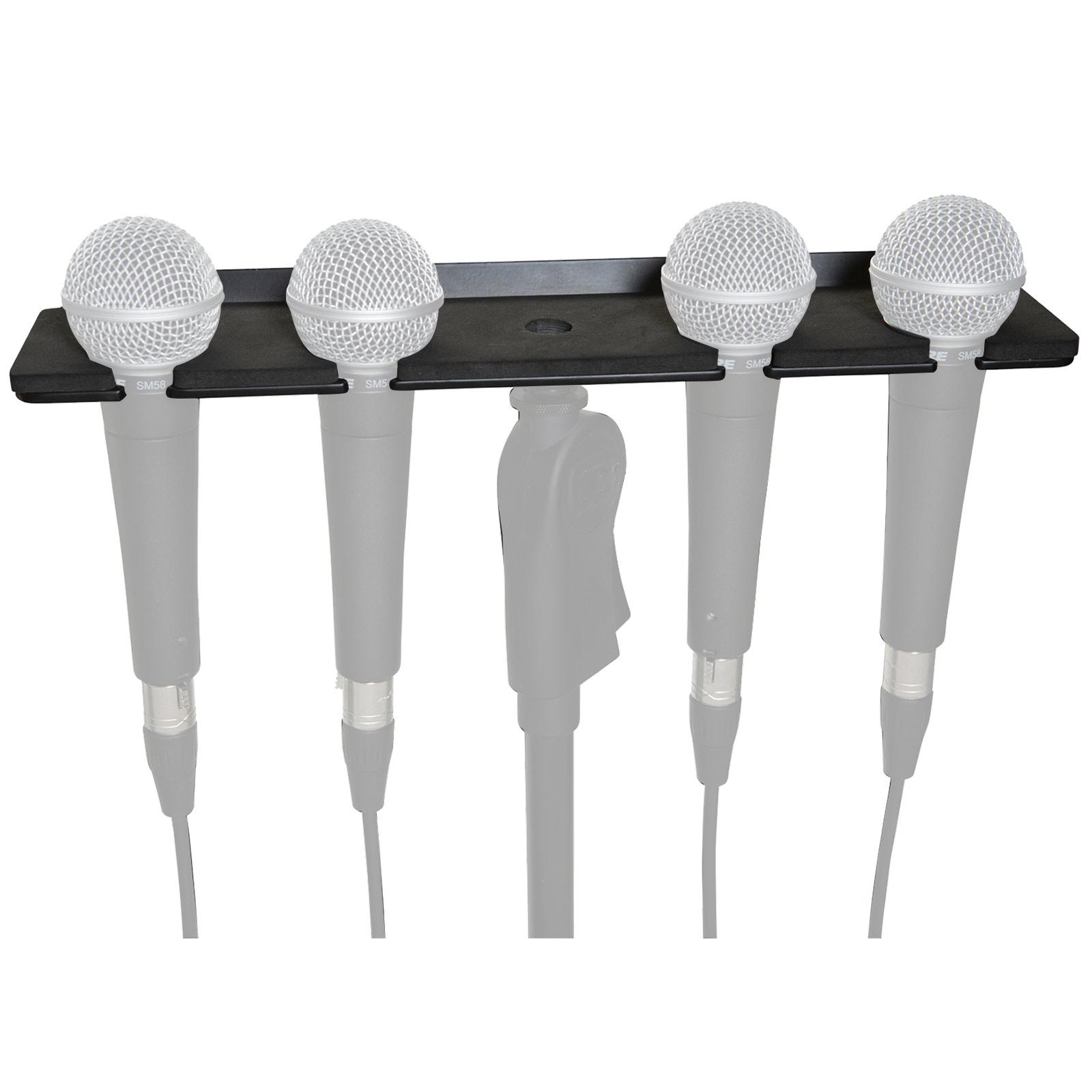 microphone logo holder