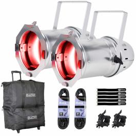 (2) ADJ PAR ZP120 LED Par Cans with Bags | IDJNOW