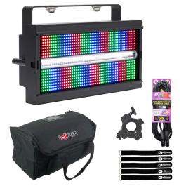 ADJ Jolt Panel FX2 IP20 Strobe/Wash/FX Panel with Bag Pack