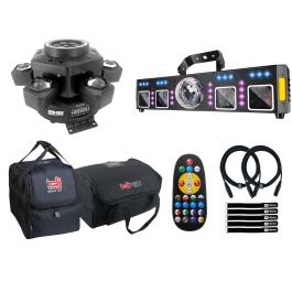 Clutch SPIN-TRIX Motion Beam with BEAM-JAM Light Bar & Bags