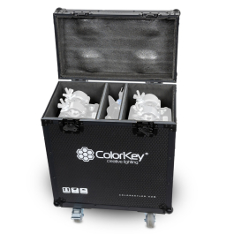 ColorKey CKU-9062 Case with Casters for 2x Creator Beam 150