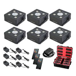 JMAZ Lighting JZ1047 MAD PAR RUBIX 6PK Outdoor Uplight Kit