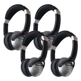 Numark HF125 Professional DJ Headphones 4-Pack | IDJNOW