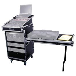 Odyssey FZGS1316WDLX 13U x 16U Rack with Table | IDJNOW