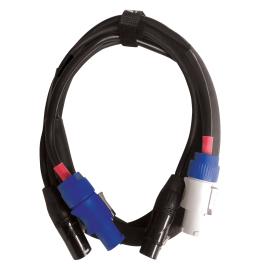 ProX XC-PWC14-DMX05 5 FT Powerkon to Dual DMX Cable | IDJNOW