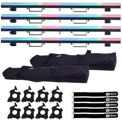 (4) ADJ Pixie Strip 60 Strips with Cases | IDJNOW