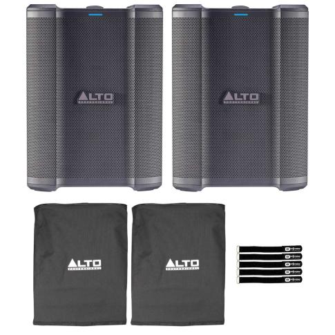 Alto Professional BUSKER Powered PA 2-Pack with Covers