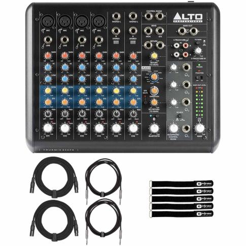 Alto Professional TrueMix 800 FX Mixer with Cables | IDJNOW