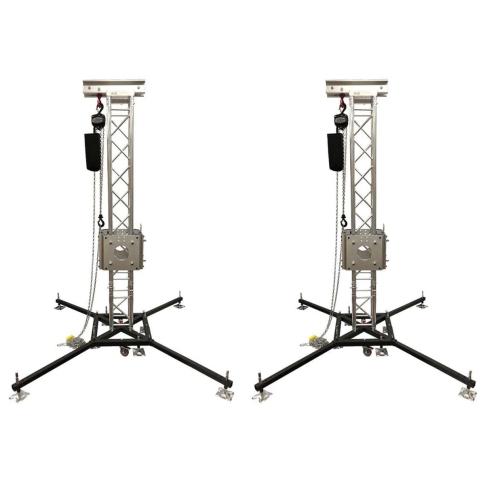 Complete Dual Truss Tower Pack with Chain Hoists | IDJNOW
