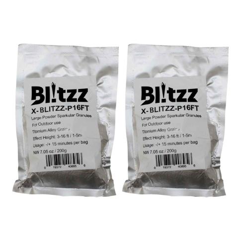 2x ProX Blitzz 3-16 foot Cold Spark Effect Granules | IDJNOW