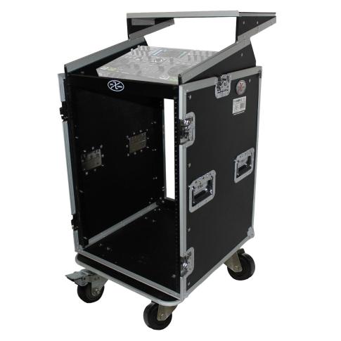 ProX T-16MR-LT 16U x 10U Combo Case with Shelf | IDJNOW