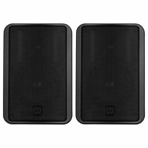 RCF MR 50T Pair of 5" Speakers with Line Transformer - Black