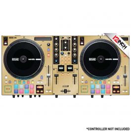 12 Inch Skinz Rane One Brushed Gold Overlays | IDJNOW
