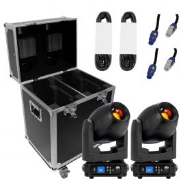 (2) ADJ Focus Spot 4Z Moving Head Spots with Case | IDJNOW