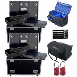 (2) Odyssey 48x30x36" Trunk Cases with Bag & Locks | IDJNOW