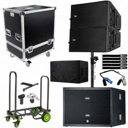 (2) RCF HDL 10-A Line Arrays with 18" Subwoofer | IDJNOW