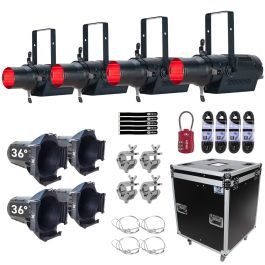 4x ADJ Encore ProfilePro Color & 36