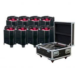 ADJ 8x Element HEX LED Pars & Charging Case | IDJNOW