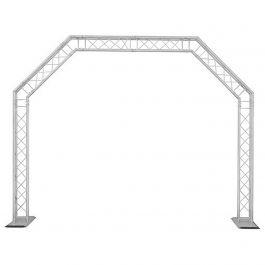 Global Truss Arch System 10FT Wide x 8FT High Mobile DJ Archway | IDJNOW