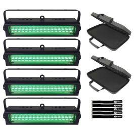 (4) Blizzard Lighting MAX L Effect Lights & Cases | IDJNOW