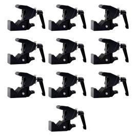 10x Odyssey LACSUPERCLAMP Super Clamps, Black | IDJNOW
