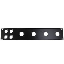 ProX T-P2-4X4 2U-4 XLR D +4 NL4 or NAC3 Rack Panel | IDJNOW