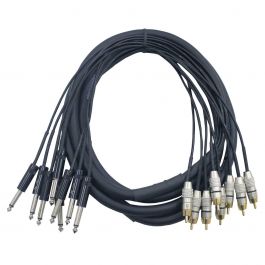 ProX XC-8PR10 10FT 1/4" TS to RCA Male Snake Cable | IDJNOW