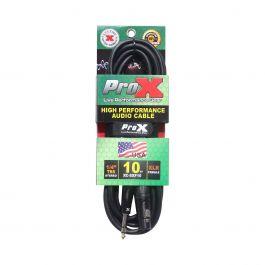 ProX XC-SXF10 10FT 1/4" TRS to XLR3-F Audio Cable | IDJNOW