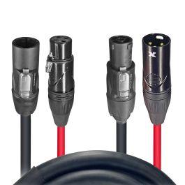 ProX XC-TR112-XLR06 6FT Dual Powerkon Combo Cable | IDJNOW