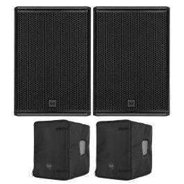 RCF SUB 705-AS MK3 15" Active Subwoofer 2-Pack with Covers