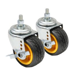 Rock N Roller RCSTR4X2 4" x 2" Wide Caster 2-Pack | IDJNOW