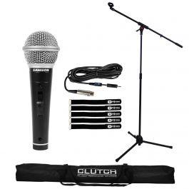 Samson M10 Handheld Vocal Microphone with Boom Stand | IDJNOW