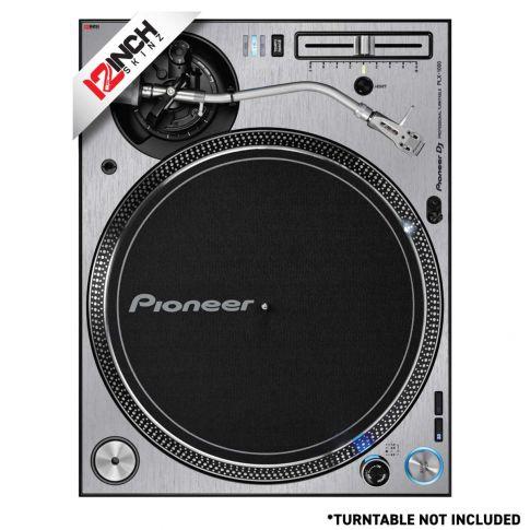 12 Inch Skinz Brushed Silver PLX-1000 Kits (PAIR) | IDJNOW