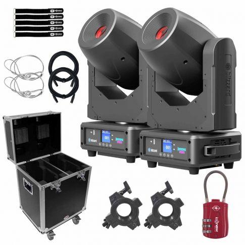 2x Blizzard Lighting HYPE-150 Moving Heads & Case | IDJNOW