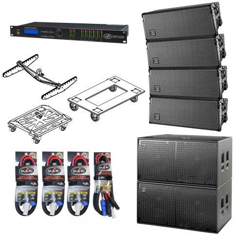 (4) DAS Event-208A 8" Speakers & Dual 18" Subs | IDJNOW