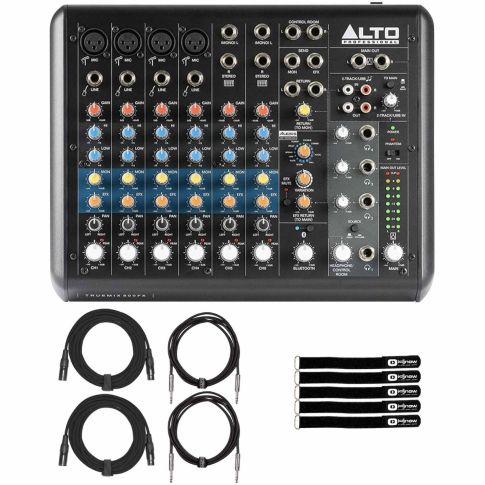 Alto Professional TrueMix 800 FX Mixer with Cables | IDJNOW