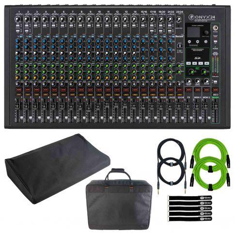 Mackie Onyx24 24-Channel Analog Mixer with Bag | IDJNOW