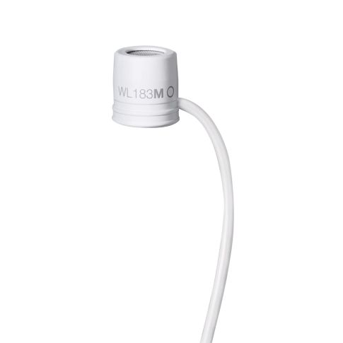 Shure WL183MW/O-LM3 Lavalier - White (LEMO3 Connector)